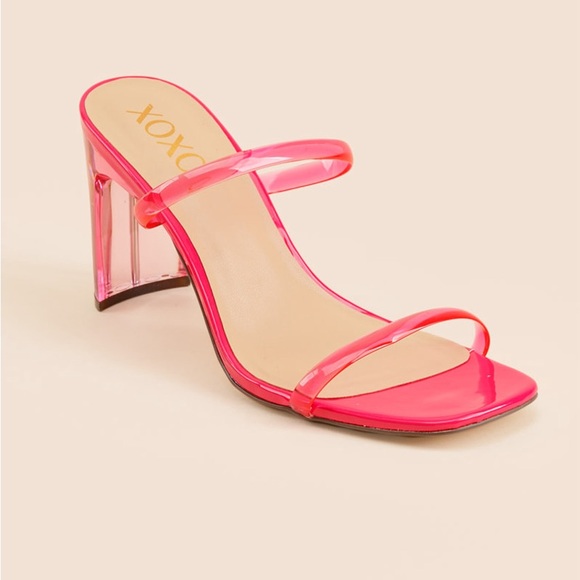 Francesca's Collections | Shoes | Francescas Xoxoverenda Lucite Heels ...